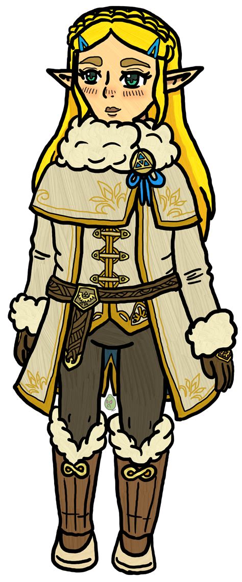 Princess Zelda Botw Winter By Katlime On Deviantart