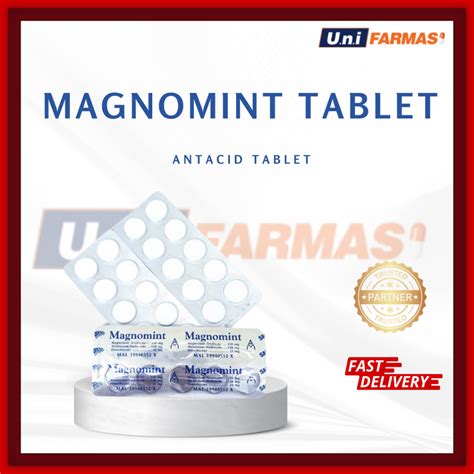 Magnomint Tablet 10s 1 Strip Antacid Tablet Shopee Malaysia