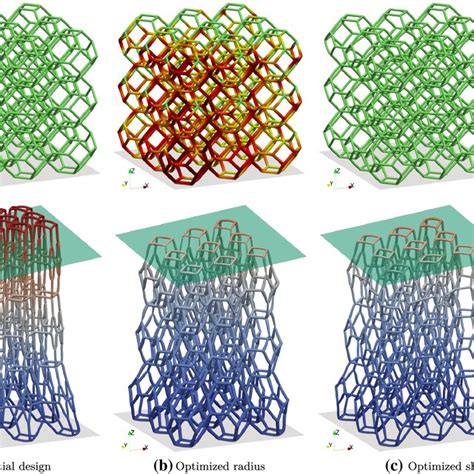 Optimization Of The Deformation Of A Octahedron Lattice Structure The