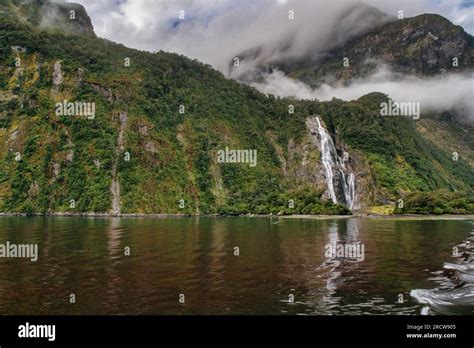 Milford Sound Is A Fiord In Fiordland Of New Zealands South Island It