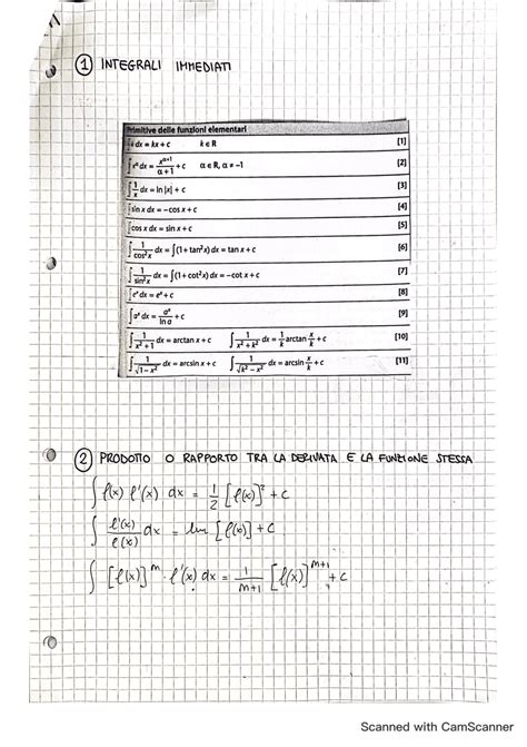 Riassunto Calcolo Integrale Schemi E Mappe Concettuali Di Complementi