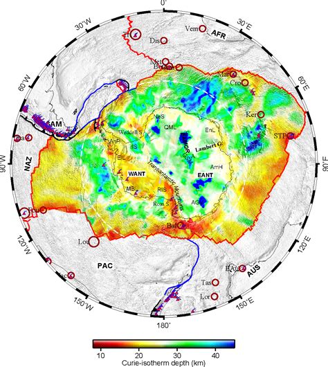 Crust Lithosphere Model An1 Of The Antarctic Plate