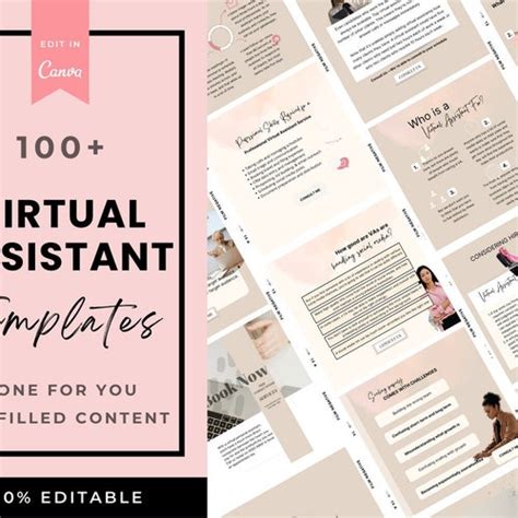 Virtual Assistant Instagram Templates Va Instagram Story Etsy