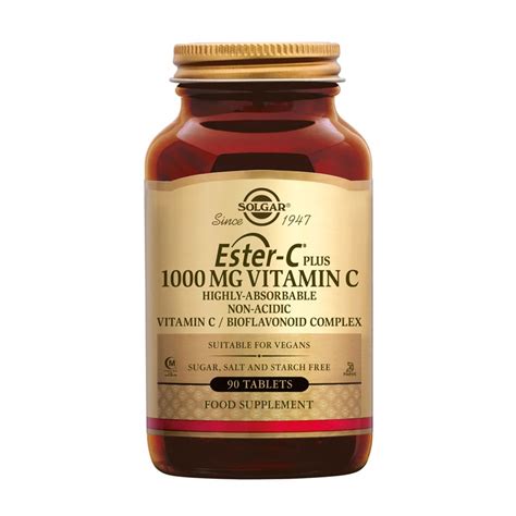 Solgar Ester C ® Plus 1000 Mg 90 Tabletten Natuurlijkbesteldnl