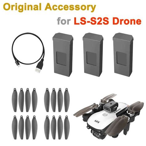 Mini Drone Lsrc S2s Ls S2s Rc Qudcopter Original Spare Part Battery 3 7v 2000mah Usb Charger