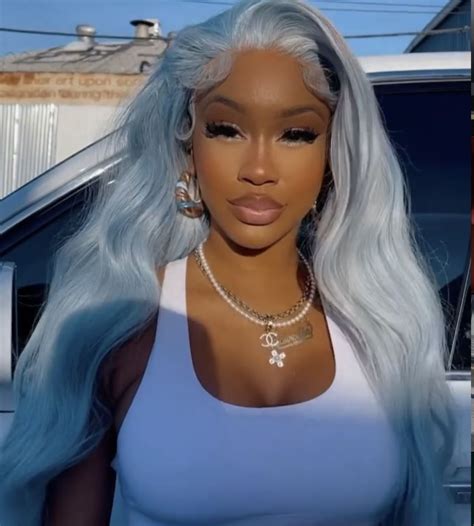 Pin By Sheridan On ♧ Hair ♧ Long Hair Styles Pastel Blue Hair Blue Hair