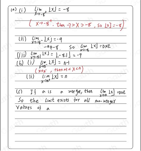Solved A If The Symbol æ Denotes The Greates Integer Function Defined In This Example ♂