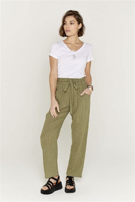 Pantalon Uni Gauffré Mode Vêtement Tendance Diplodocus