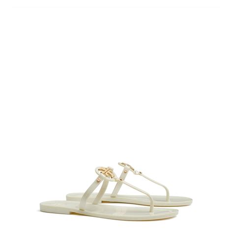 Tory Burch Mini Miller Jelly Sandals Women Flat Sandals Flannels