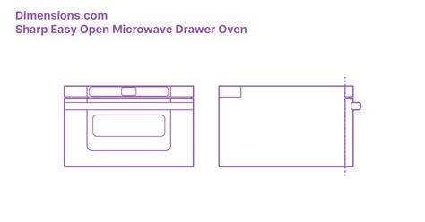Sharp Easy Open Microwave Drawer Oven Dimensions And Drawings