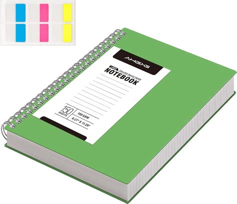 Ahgxg Spiral Notebook College Ruled Large Spiral