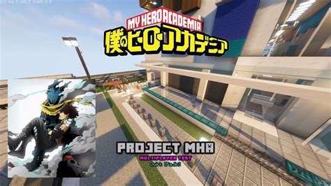 My Hero Academia In Minecraft Project Mha Pvp Game Wip Youtube