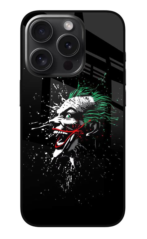 Buy Now Joker Glass Case For Iphone 15 Pro Online Casekaro