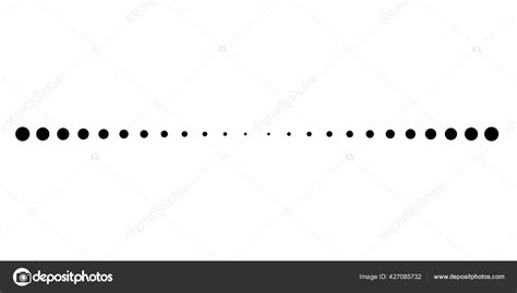 Dotted Line Simple Shape Vector Symbol Icon Design Vector Illustration