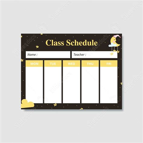Weekly Schedule Printable Caanva Free Printable Schedules