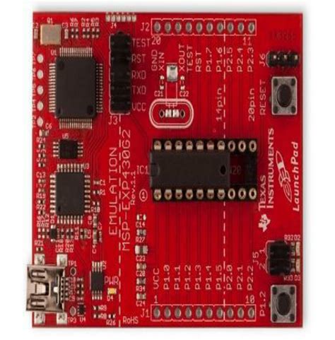 MSP EXP430G2 LaunchPad Download Scientific Diagram