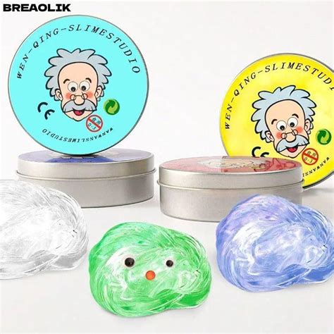 Breaolic Slime Squishy ของเล่น Magic Glass Slime Non Newtonian Fluid