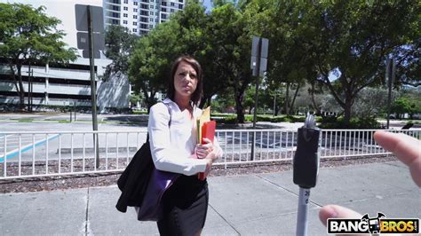 Sexy Brunette Riley Jacobs Has Hardcore Sex With A Stranger While Hitchhiking