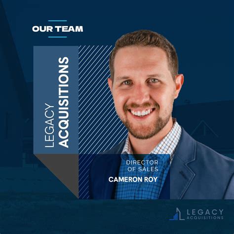 Cameron Roy Left The Corporate World To Become A Full Time Real Estate