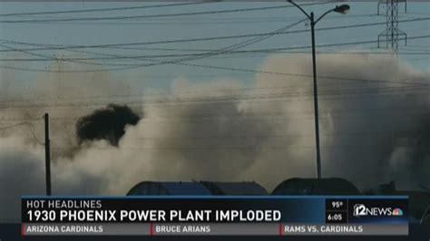 Aps Power Plant Is Imploded In West Phoenix