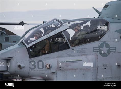 U S Marine Corps Ah 1w Super Cobra Pilots With Marine Light Attack