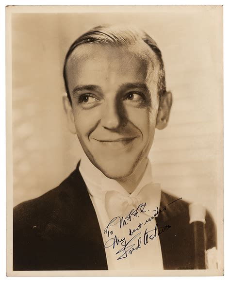 Fred Astaire Signed Photograph Rr Auction