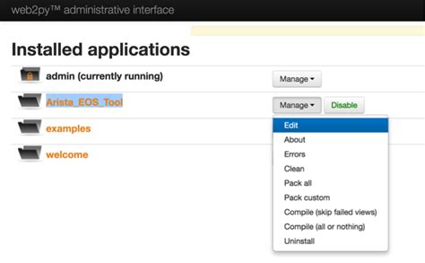 Chapter 7 Creating A New Web2py Application — Python For Network Engineers