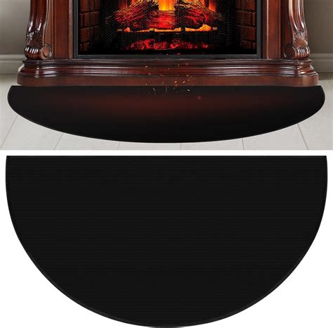 Aulock 32 X 60 Upgraded Thickened Fireplace Mat Half Round Fire Resistant Mat