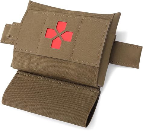 LIVANS Molle IFAK Micro Trauma Pouch, Tactical Belt IFAK Bag Small ...
