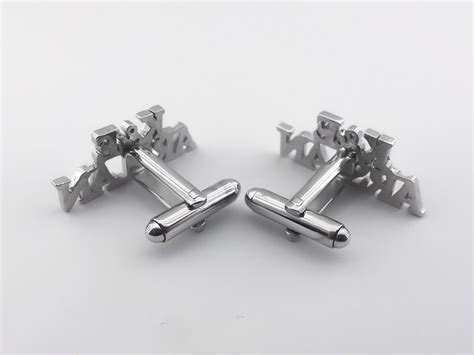 Name Personalized Cuff Links Initials Cufflinks Letters Etsy