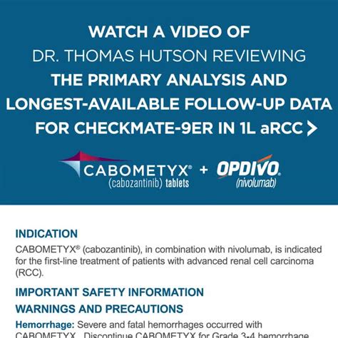 Video Cabometyx® Cabozantinib On Linkedin View The Full Video