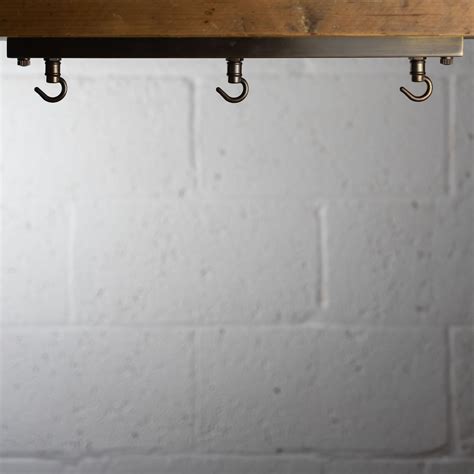 450mm Hooked Ceiling Rose Bar Antique Brasss