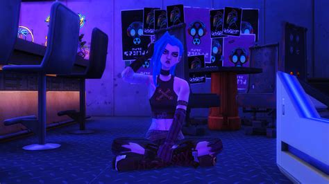 Jinx From Arcane In Sims 4 By Camachomt On Deviantart