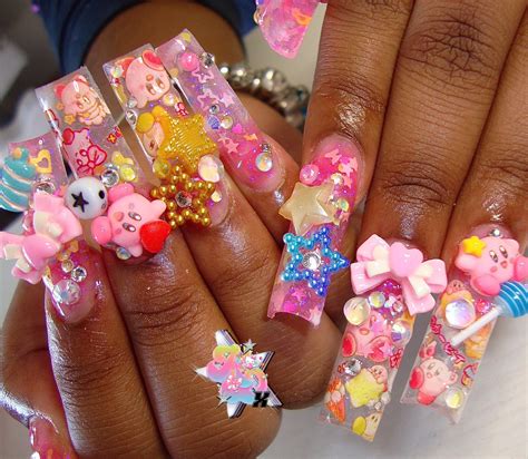 140 Chihiro Gyaru Gal ️ Ideas In 2025 Really Cute Nails Kawaii
