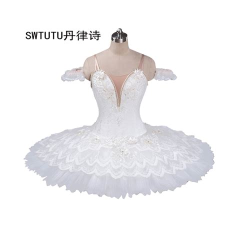 高端定制芭蕾舞蹈成人儿童专业芭蕾舞演出服天鹅湖tutu裙银仙子虎窝淘