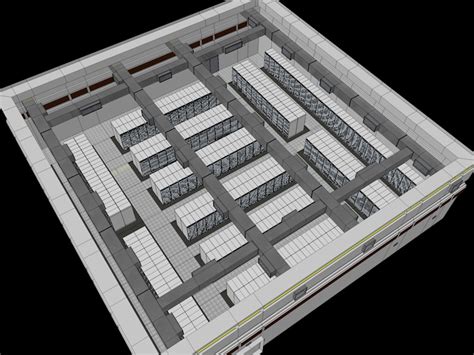 Data Center 3d Model 99 C4d Obj Fbx Dae 3ds Free3d