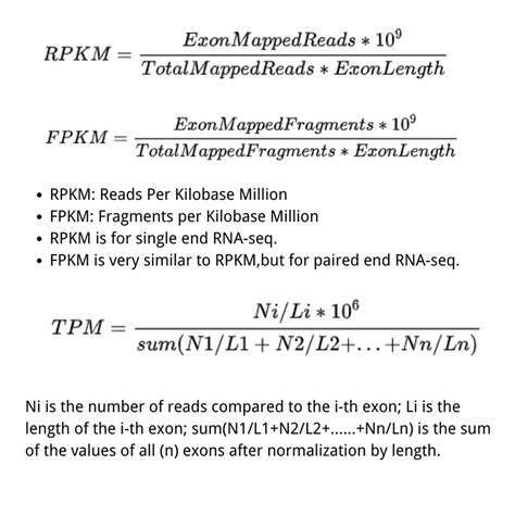 How To Choose Normalization Methods Tpm Rpkm Fpkm For Mrna Expression