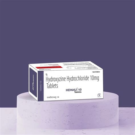 Hydroxyzine Hydrochloride 10mg Tablet At ₹ 350 Box Atarax Tablet In