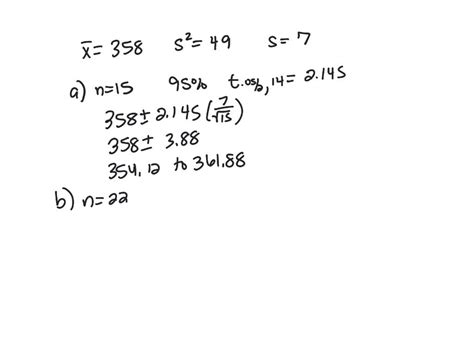 Solved Assignment Construct A Confidence Interval 1 If You Increase The Sample Size The