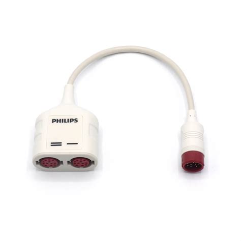 Philips 989803199741 Dual Invasive Blood Pressure Ibp Adapter Cable