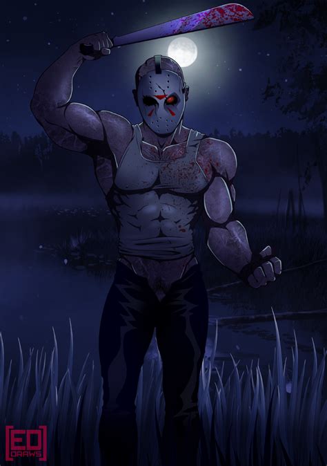 Post 5285884 Ed Draws Fridaythe13th Jasonvoorhees