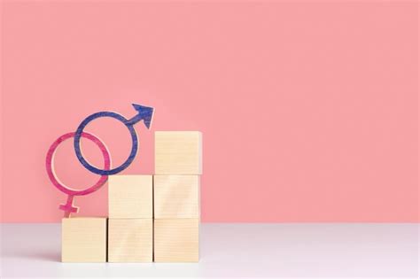 Premium Photo The Concept Of Gender Equality Mockup On A Pink