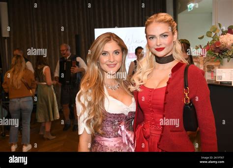 Munich Germany 19th Sep 2022 Playmate Vanessa Teske L And Model