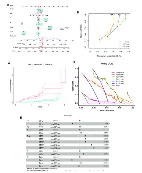 Nomogram For Hnscc Patients A Nomogram Plot Based On Anrgscore And
