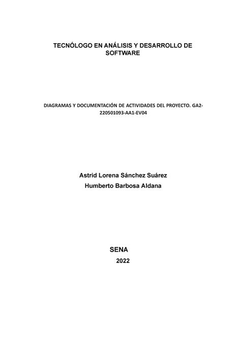 Diagramas Y Documentacion De Actividades Del Proyecto Ga2 220501093 Aa1 Ev04 Compress