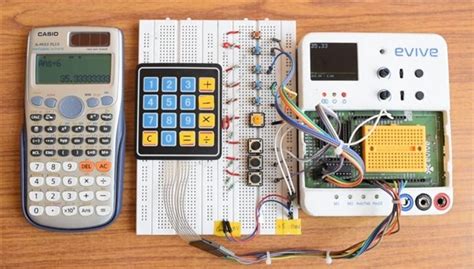 Scientific Calculator With Evive Arduino Powered Embedded Product Element Community