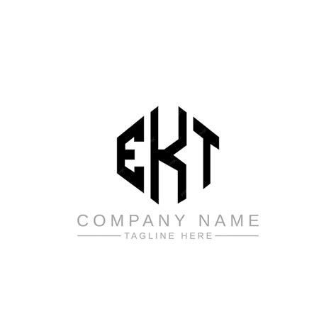Premium Vector Ekt Letter Logo Design With Polygon Shape Ekt Polygon And Cube Shape Logo