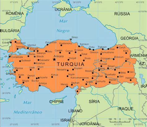 Mapa Turquia Mapa