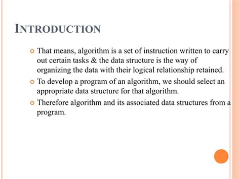 Data Structures Module I And Iipptx Programming Languages Computing
