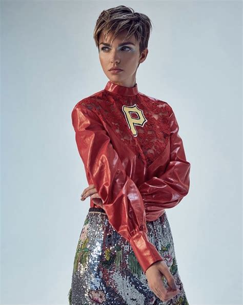 Ruby Rose Daily On Twitter Ruby Rose Short Hair Styles Model